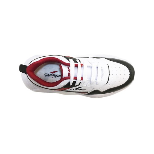 Tenis blancos de plataforma Caprice Moda Juvenil 22-26