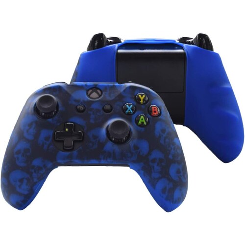Funda Para Control de Xbox One S / X (Blue Skull)