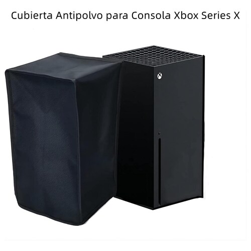 Funda Consola Protectora Tela Negra Compatible con Xbox Series X