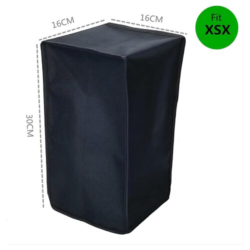 Funda Consola Protectora Tela Negra Compatible con Xbox Series X