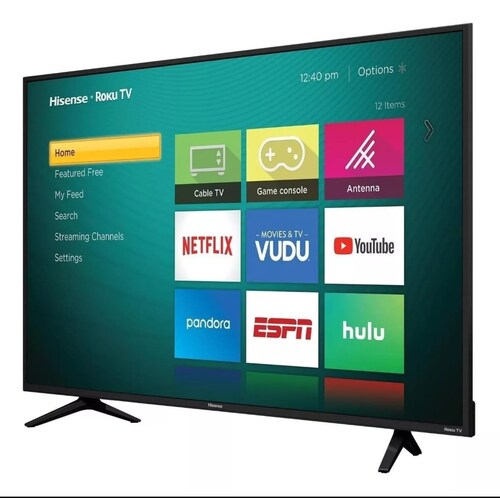 Hisense 50" Smart tv Roku 4K
