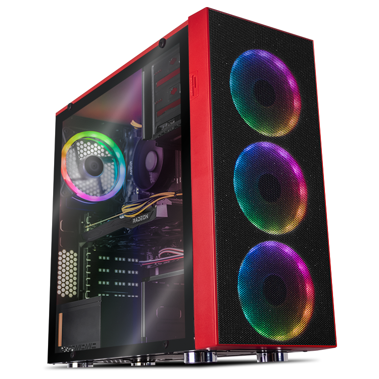 Xtreme PC Gaming AMD Radeon RX 6600 Ryzen 5 5600 16GB SSD 500GB WIFI Red