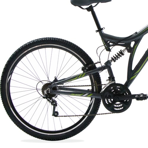 Bicicleta BENOTTO Montaña DS-500 R29 Aluminio 21V. Gris Oscuro/Verde Hombre