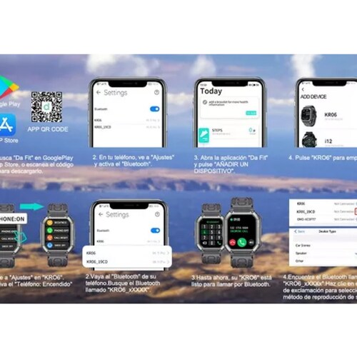Reloj Llamada Inteligente Deporte Militar Tácti Impermeable