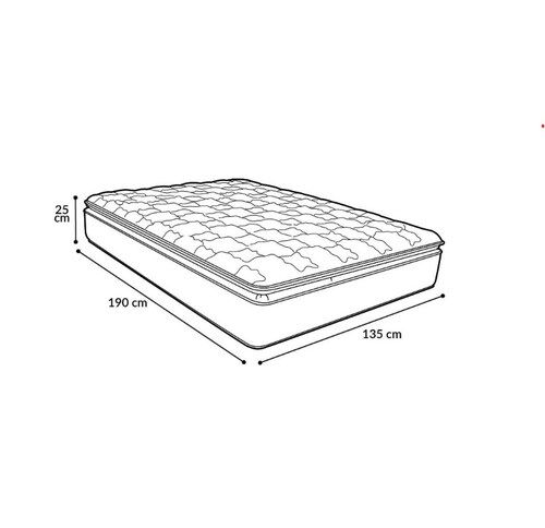 Colchón Matrimonial Restonic Velvet Mooncare