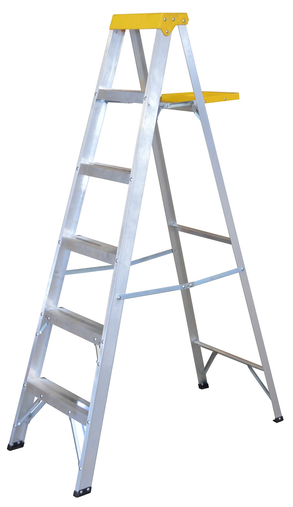 Escalera Aluminio Tipo Tijera 5 peldaños 1.83m Surtek