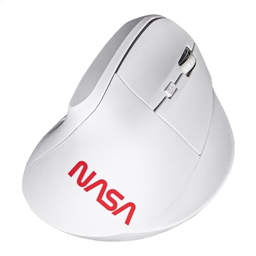Mouse Inalámbrico Recargable Edición Nasa Gamer 1600 Dpi 6 Botones