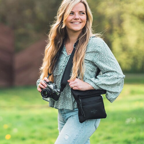 Bolsa Cruzada PICA Raven Sherpani