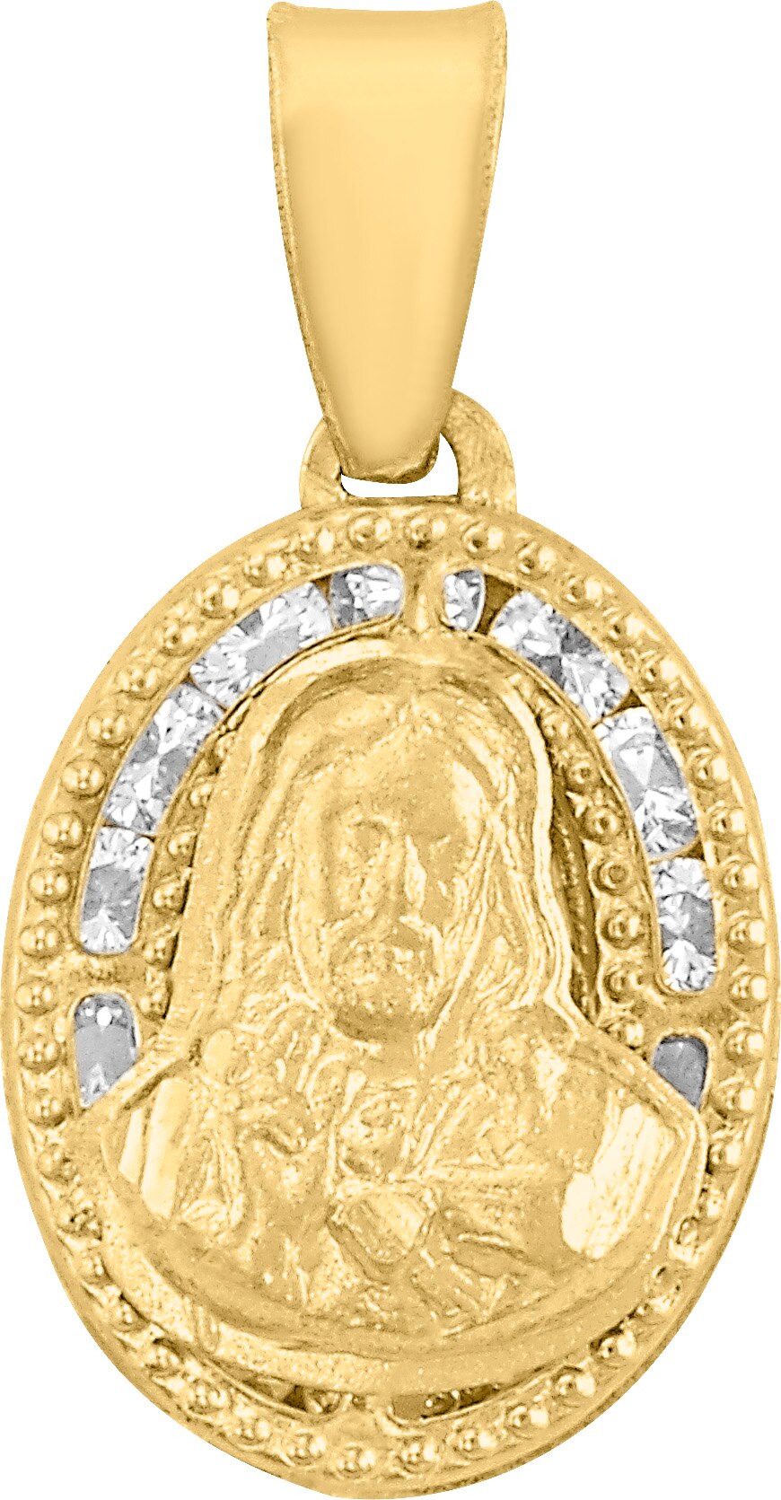 Medalla Sgdo Corazon 10K - 3728