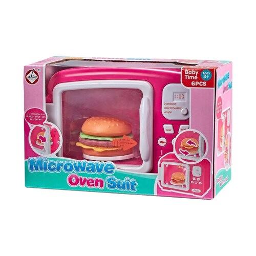 Microondas De Juguete Con Hamburguesa Luz Y Movimiento
