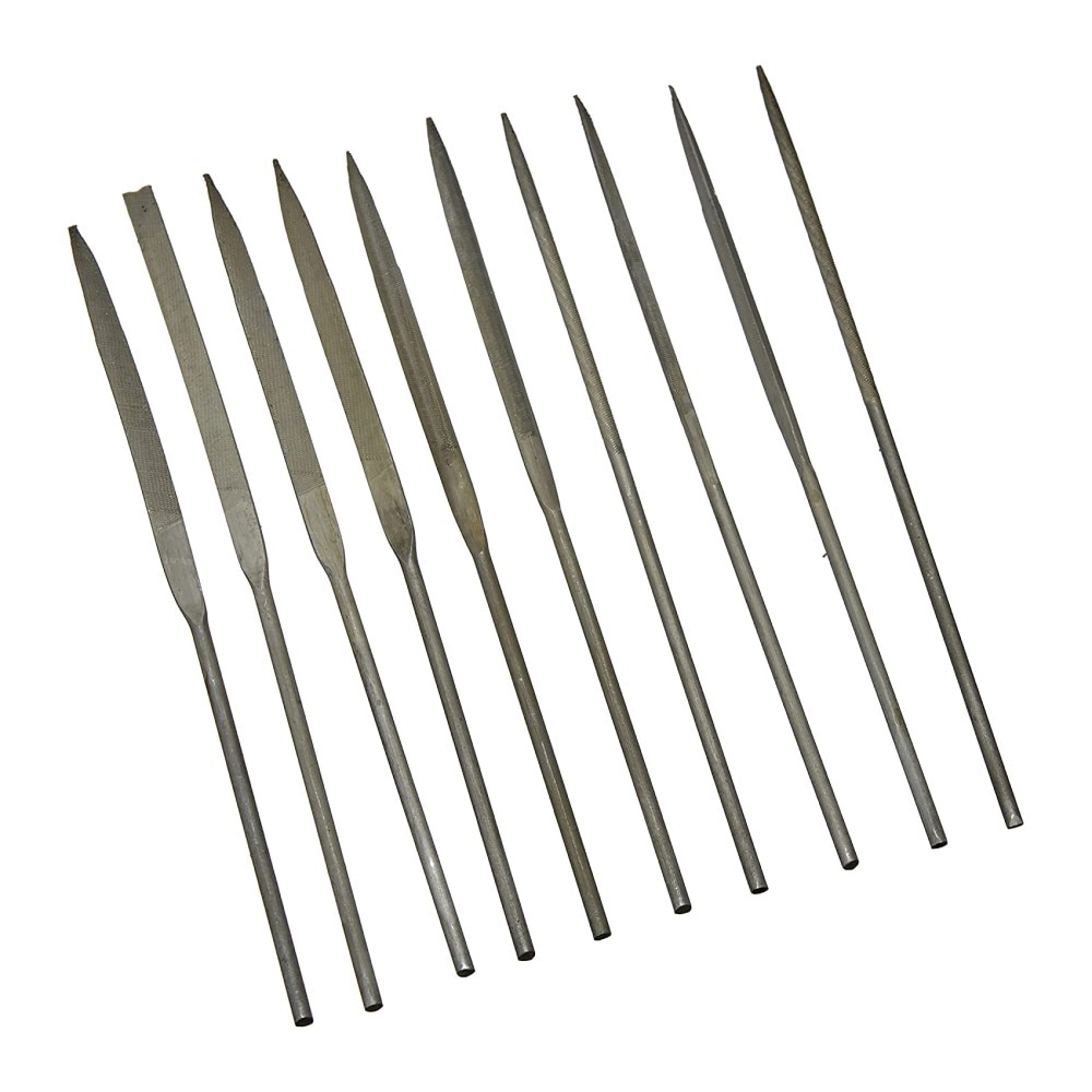 Juego Limas Combinadas Gris P/Joyero 10 Piezas Surtek