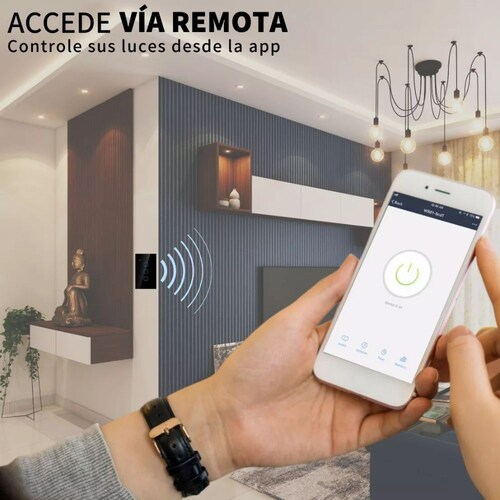 Apagador Inteligente Alexa Interruptor Wifi Contacto Pared 3