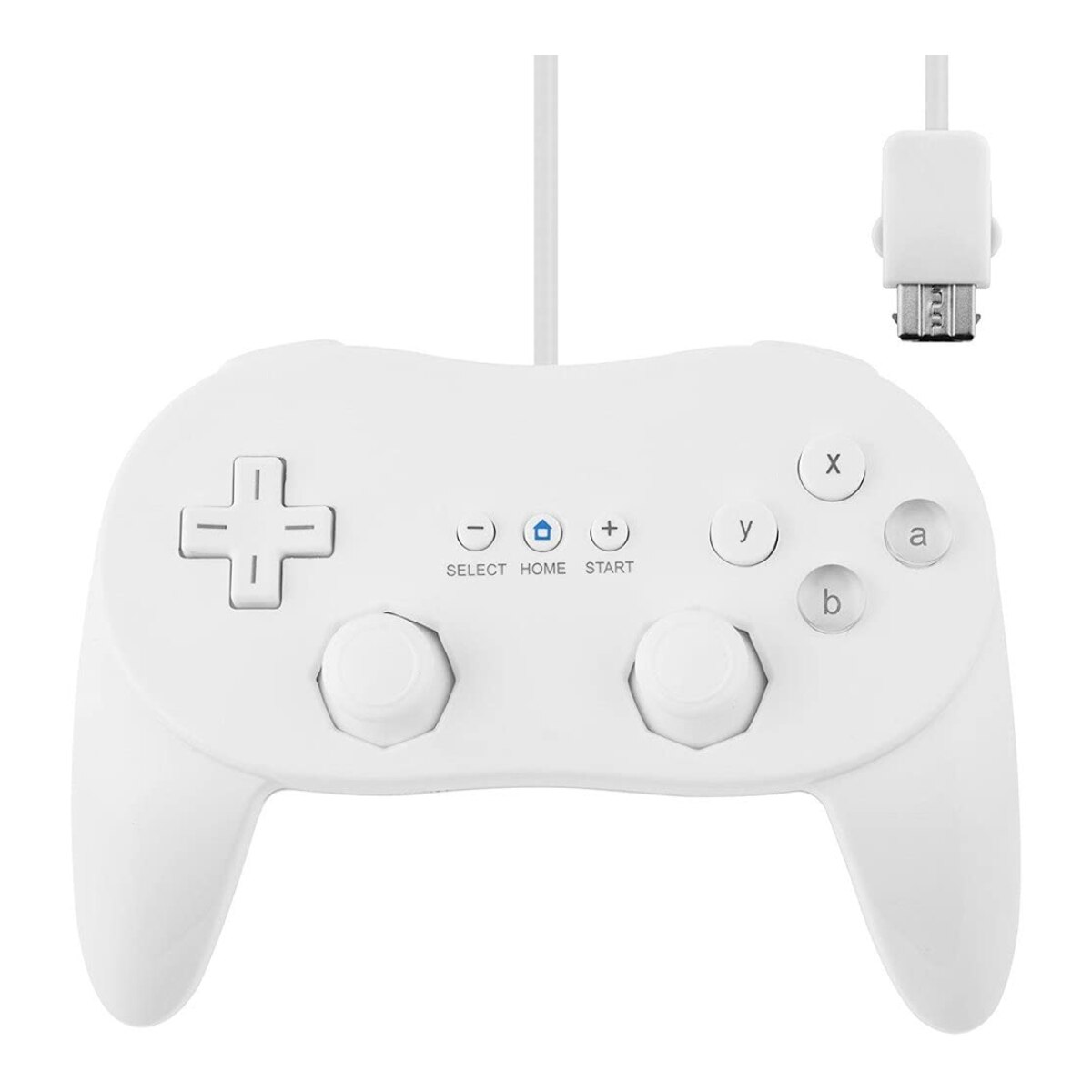 Wii Control Pro Compatible Con Wii Y Wii U (Blanco)