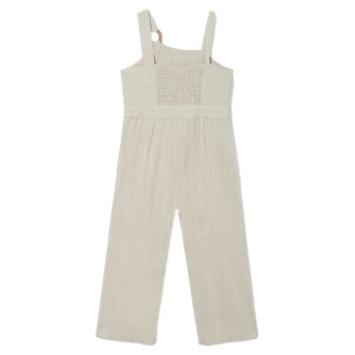 Mono largo asimétrico con lino para chica marca Mayoral