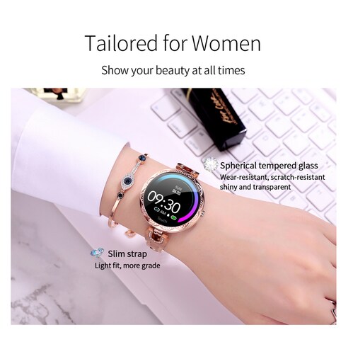 Smartwatch Ak15 Reloj Inteligent Dama Delux Metalico Magnetico