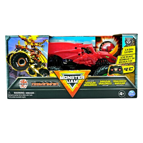 Carro a Control Remoto Spin Master Monster Jam Dragonoid Bakugan R/C
