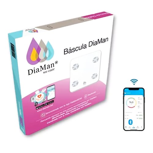 Báscula Bluetooth DiaMan