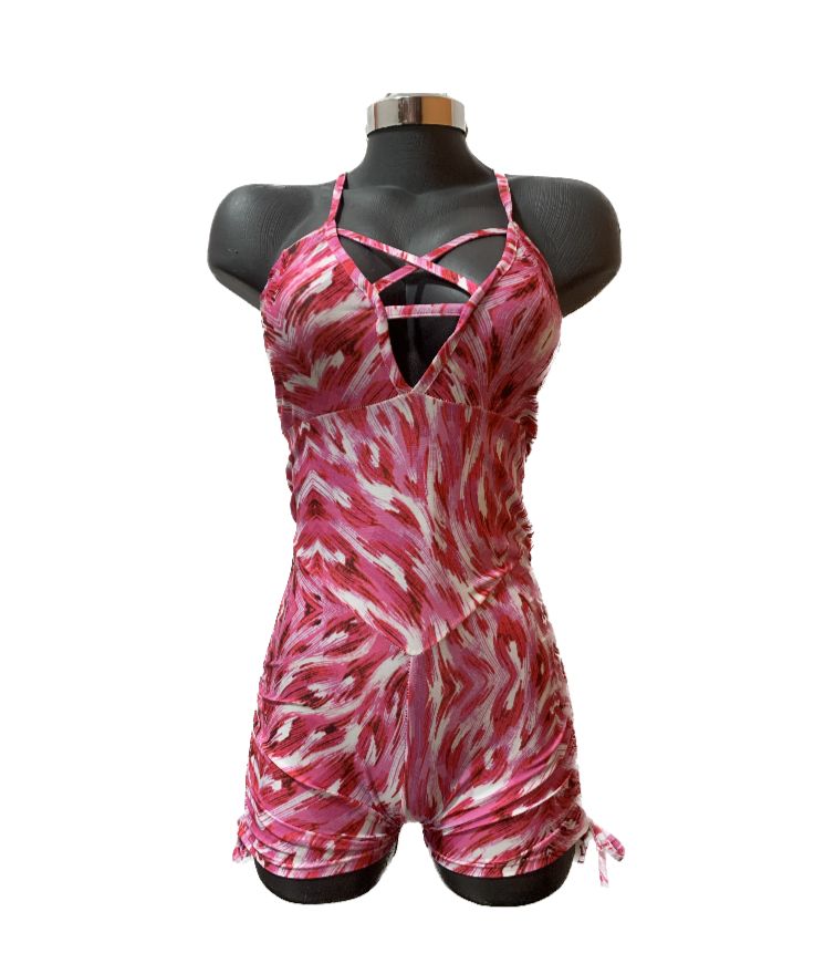 Enterizo Animal Print (rosa)