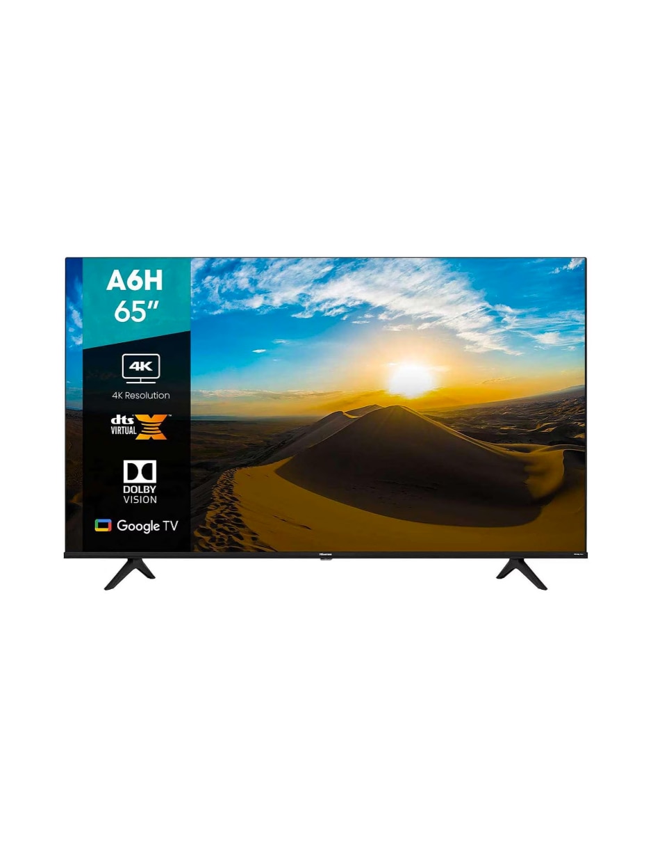 Pantalla LED Hisense 65" Ultra HD 4K Smart TV 65A6H