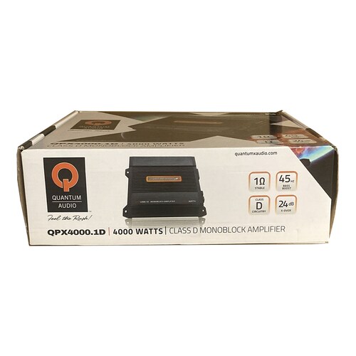 Amplificador Quantum Qpx4000.1d Monoblock Clase D 4000w