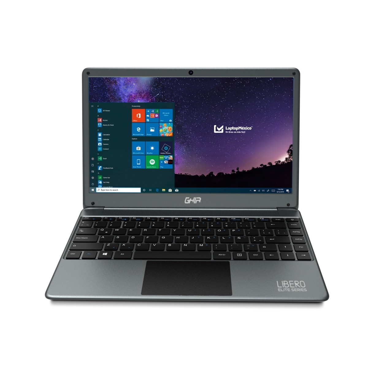 Laptop Ghia Libero Elite Intel CI3 2C 8GB 256GB 14Pulg HD W10H Space ...