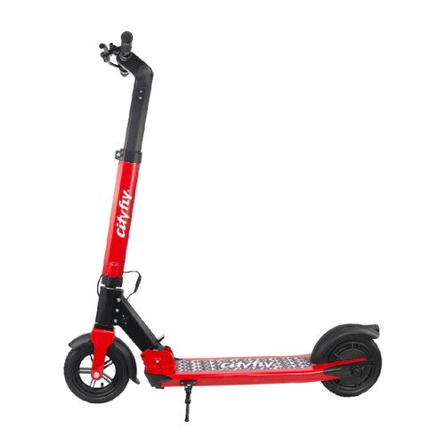 Scooter Eléctrico Plegable Cityfly Motor 350w Mambo Rojo.