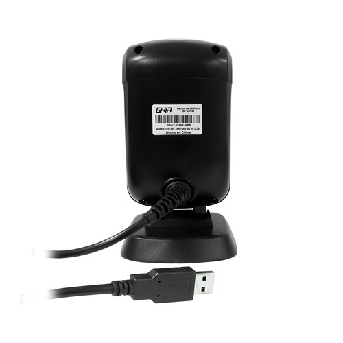 Lector de códigos de barra GHIA GSOM2 Omnidireccional 2D USB Láser LED ...
