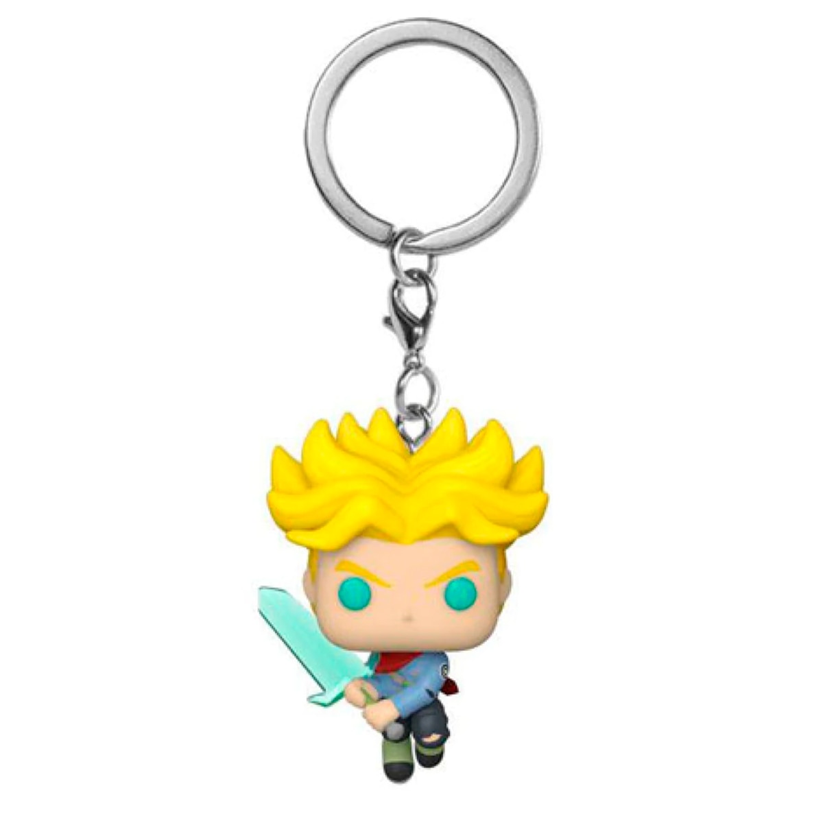 Funko Pop Llavero Trunks Super Saiyan Con Espada Dragon Ball Super Original
