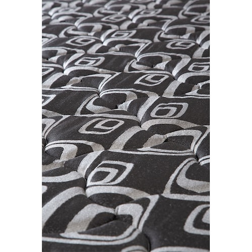 Colchón King Size Spring Air Morgan Con Base Cama Dicasa Rivoli Gris Y