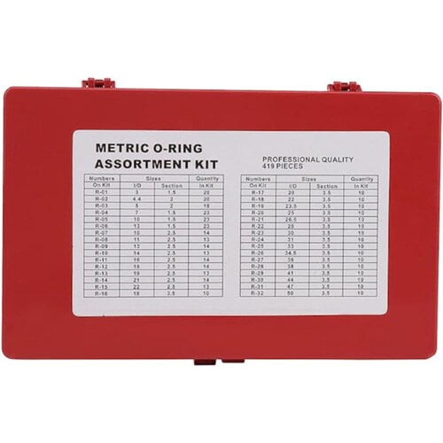 Juego De Empaques O-rings Metrico Milimetricos esutche con 419 Piezas