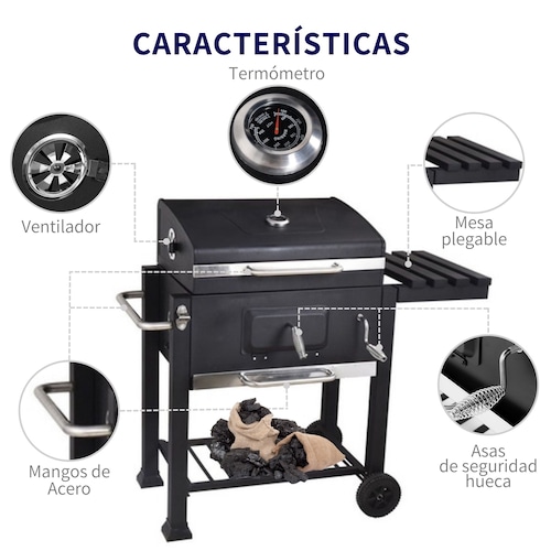 Asador Parrilla De Carbón Móvil Con Ruedas Hierro Uso Rudo Asador Parrilla De Carbón Móvil Con Ruedas Hierro Uso Rudo