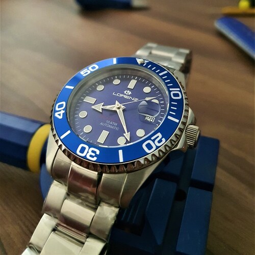 Reloj Lorenz - Submarine Automático - Caballero - Acero especial - 43mm ...