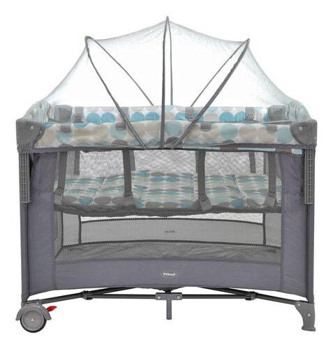 Cuna Corral Prinsel 6052 Baby Colecho Gris END10**