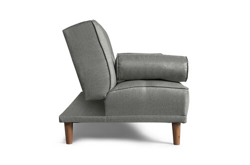 Sofá Cama Makora Rolandi Gris Claro con Tecnología Beehive AirFlex Foam.