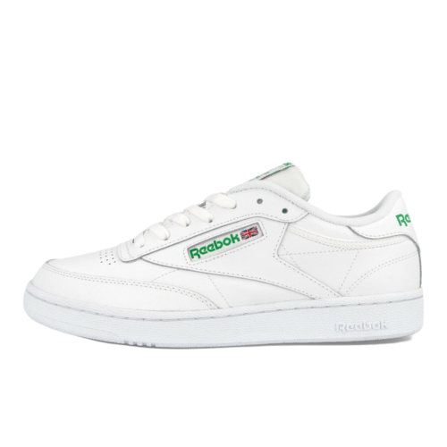 Tenis Reebok Club C 85 Blanco Verde Unisex Ar0456