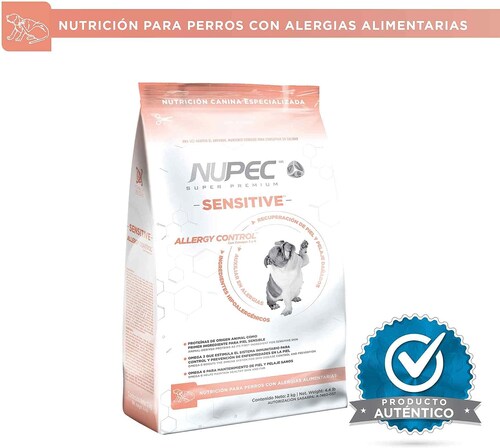 15 Kg Sensitive Alimento para Perros Control de Alergias Nupec