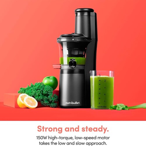 Extractor de alimentos Nutribullet No hace ruido al exprimir / NBJ50300 ...