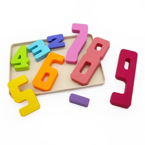 Juego Números didácticos de silicón Nita Nita Baby para niños