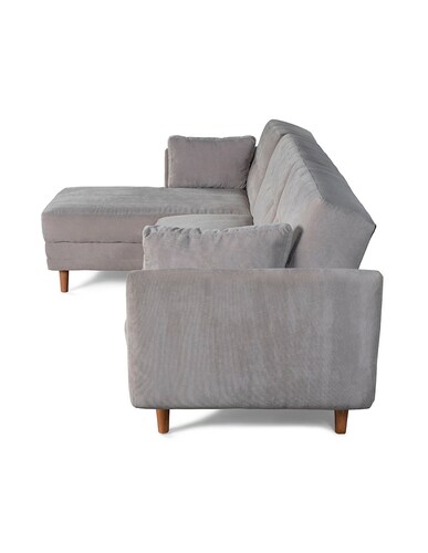 Sala Modular Makora Aperol Gris Claro Con Tecnología Beehive Airflex Foam
