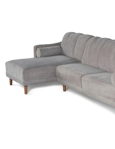 Sala Modular Makora Scotch Gris Claro Con Tecnología Beehive Airflex Foam