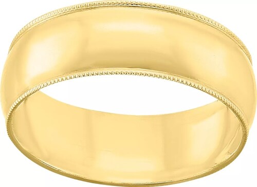 Argolla Matrimonio Lisas Diamantado Oro 10K + Obsequio