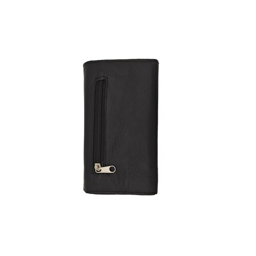 Cartera en Piel Vacuno Fana Lisa Negro