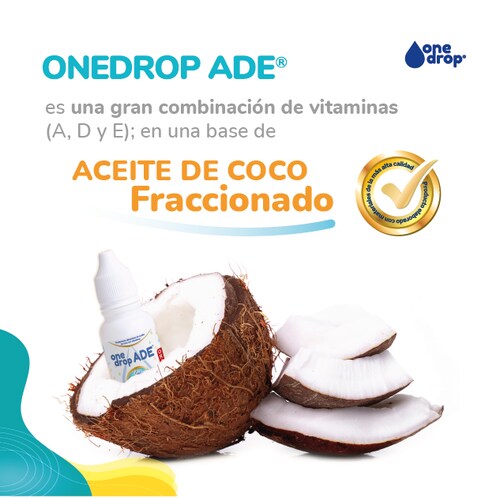 Vitamina ONEDROP ADE, frasco con 3 mL