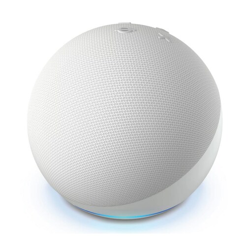Amazon Echo Dot 5th Gen con asistente virtual Alexa AMZ-B09B94RL1R glacier Blanco