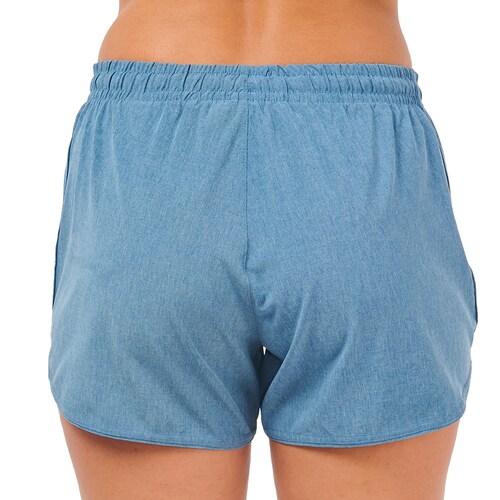 Short Melange para hacer deporte Dama Color Azul