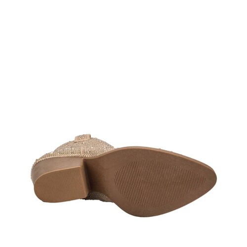 Botas vaqueras de ante con pedrería marca Tierra Bendita Deluxe ...