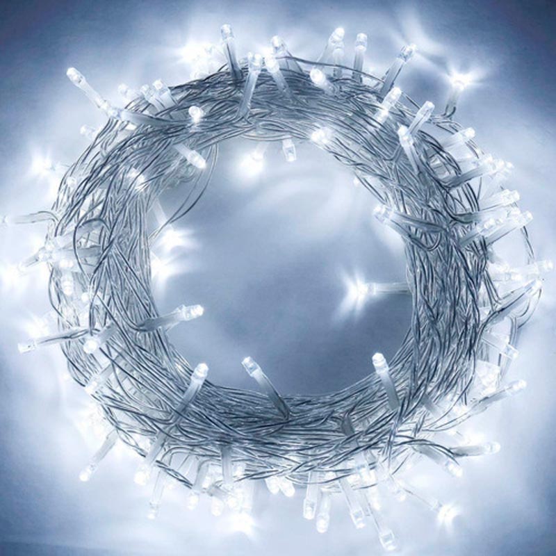 Serie Luz 300 Leds 8w Cristalino 8 Secuencias 14 Mt
