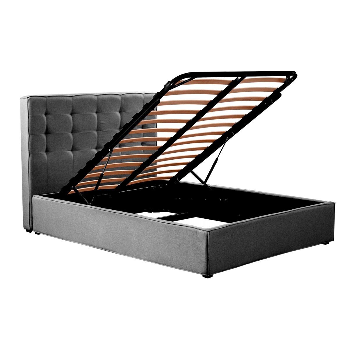 Base Individual Para CoIchón Roomi, Box Con Sistema De Almacenaje Gris