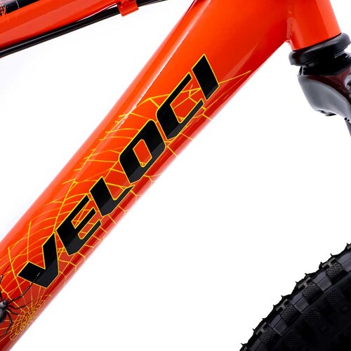 Bicicleta Veloci Brave Rodado 20 Naranja