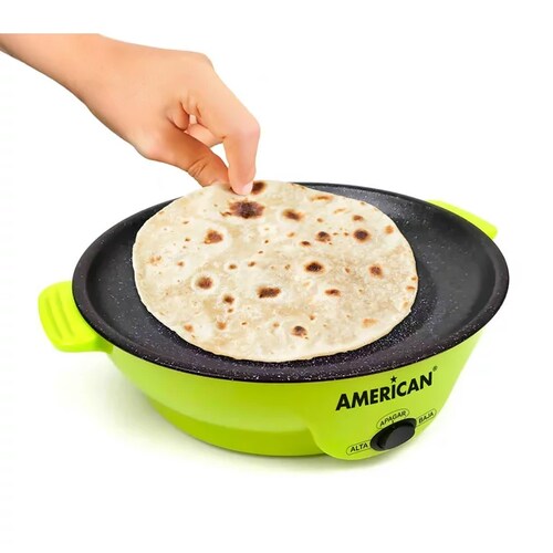 Comal Eléctrico American 6022 Multiusos Verde